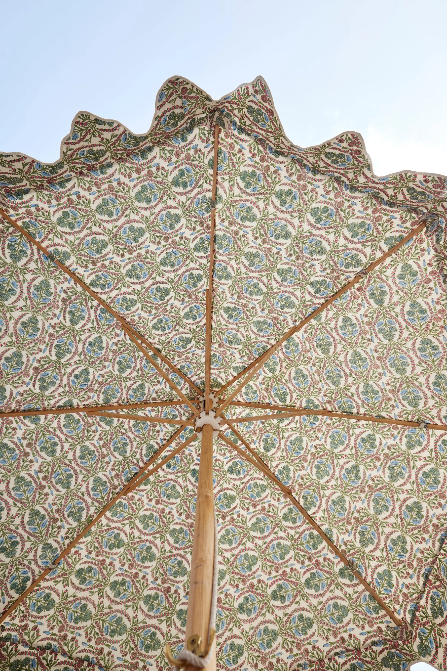 luxury garden parasol anaar bliss | handcrafted shade parasol uk ...