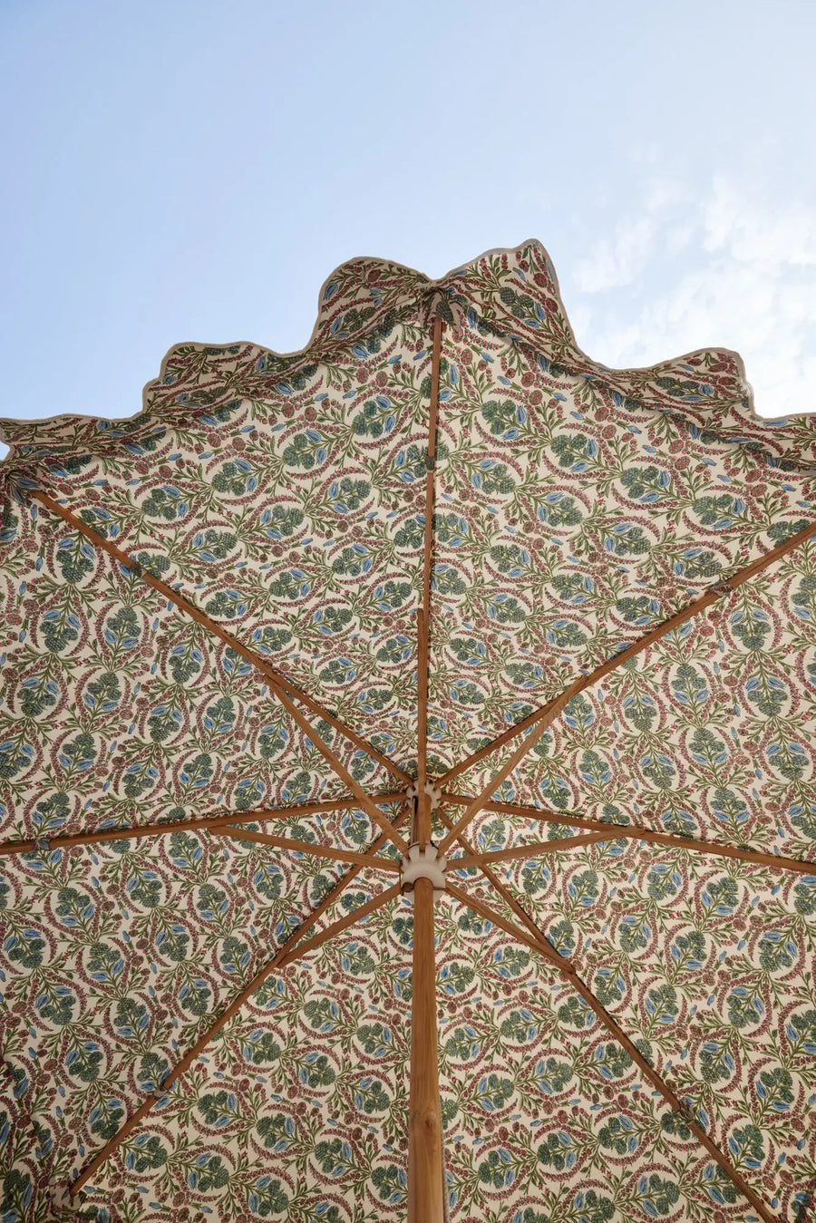 luxury garden parasol anaar bliss | handcrafted shade parasol uk ...