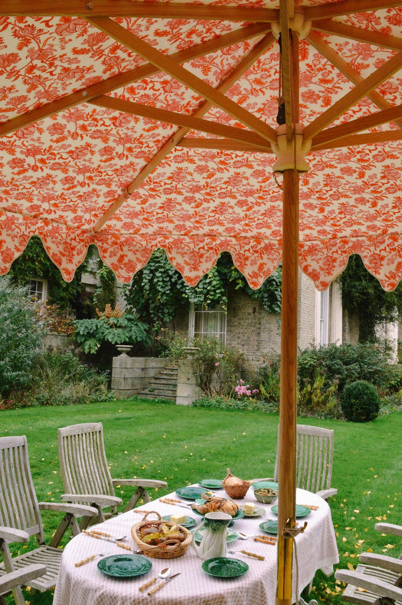 Luxury Garden Parasol - Horkesley Punya Pink – Parasol-UK